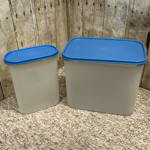 Tupperware | Kitchen | Vintage Tupperware Set Of 2 Storage Containers ...